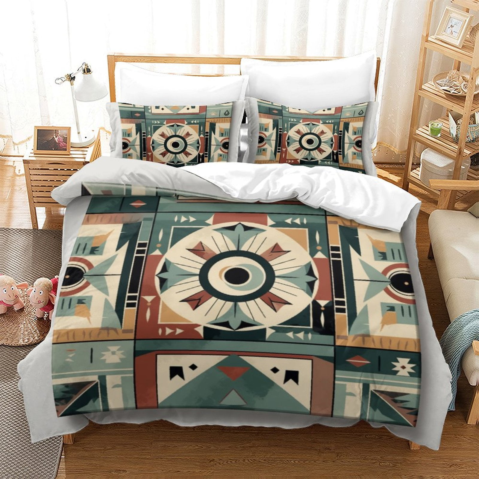 Newly Design Bedroom Decor Bohemian Duvet Cover Pillowcase Girl Woman ...