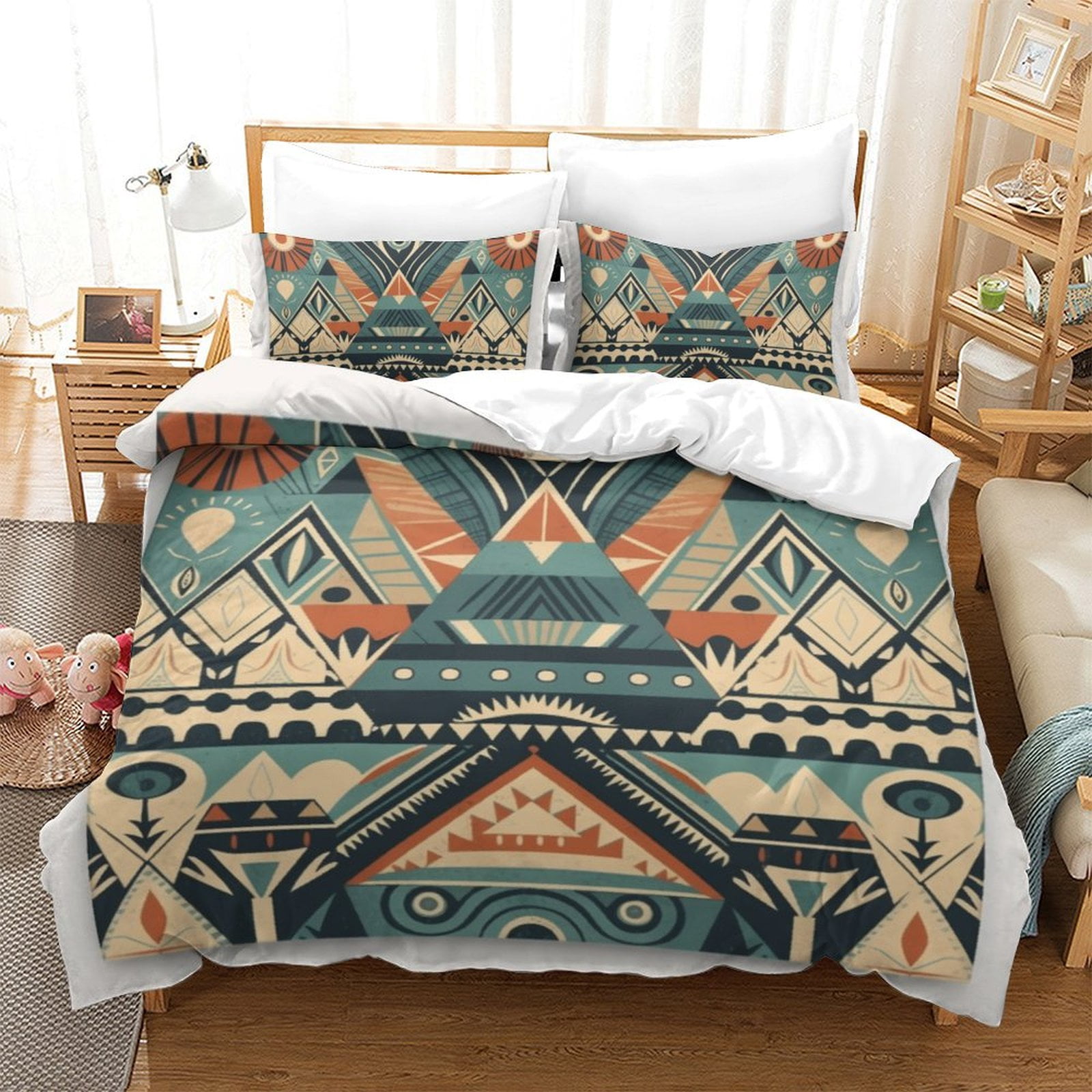 Newly Design Bedroom Decor Bohemian Duvet Cover Pillowcase Girl Woman ...