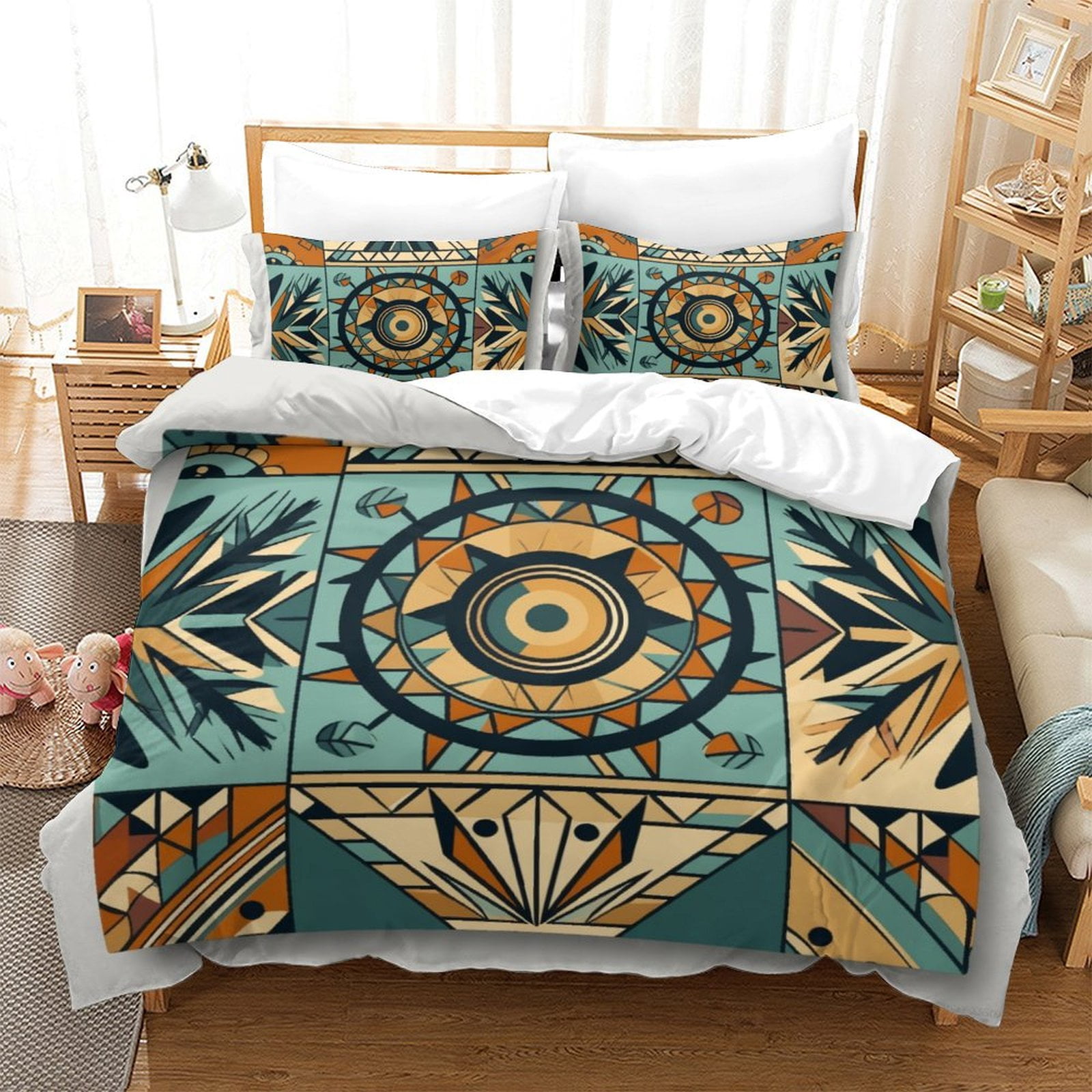 Newly Design Bedroom Decor Bohemian Duvet Cover Pillowcase Girl Woman ...