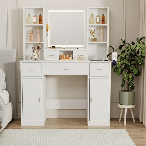 Newly Designed Smart Mirror Dressing Table with Ample Storage - Tidy Up ...