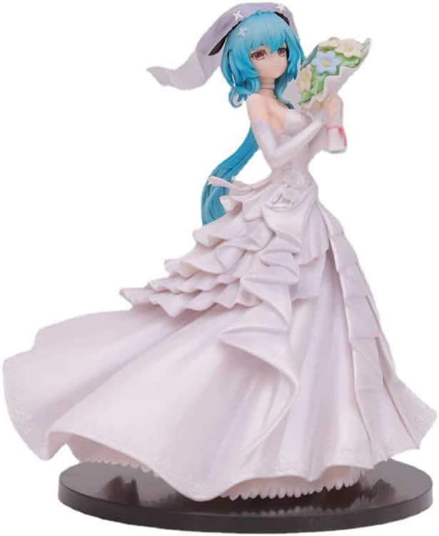 Newly Genshin Impact Ganyu 25CM/9.8INCH Ganyu Wedding Dress Bouquet ...