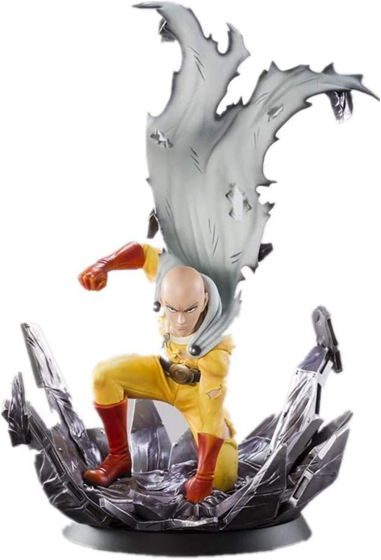 Newly Newly One Punch Man Saitama Statue, 25CM/9.8INCH Stool Cloak ...