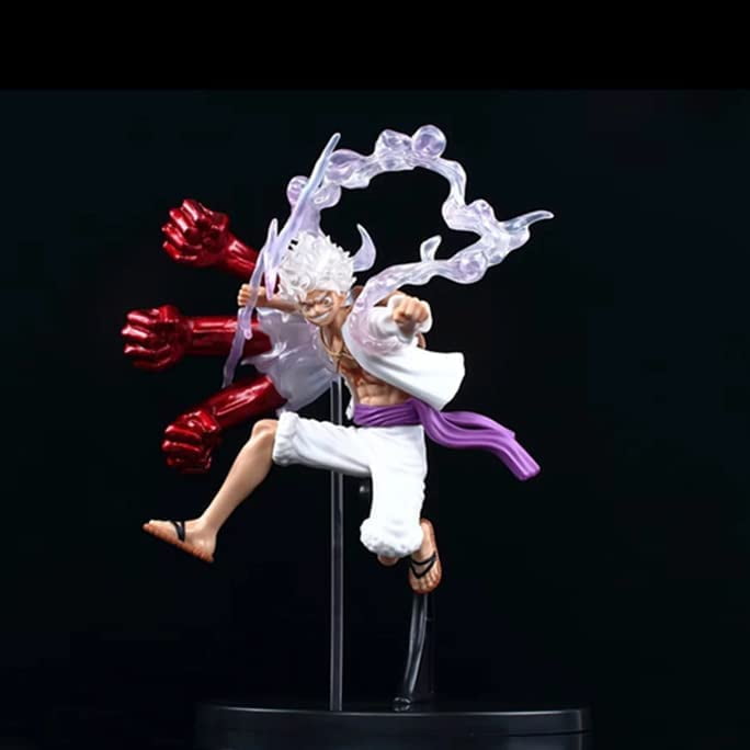 Newly One Piece, 23cm/9inch Monkey D Luffy Statue Cartoon 5th Gear ...