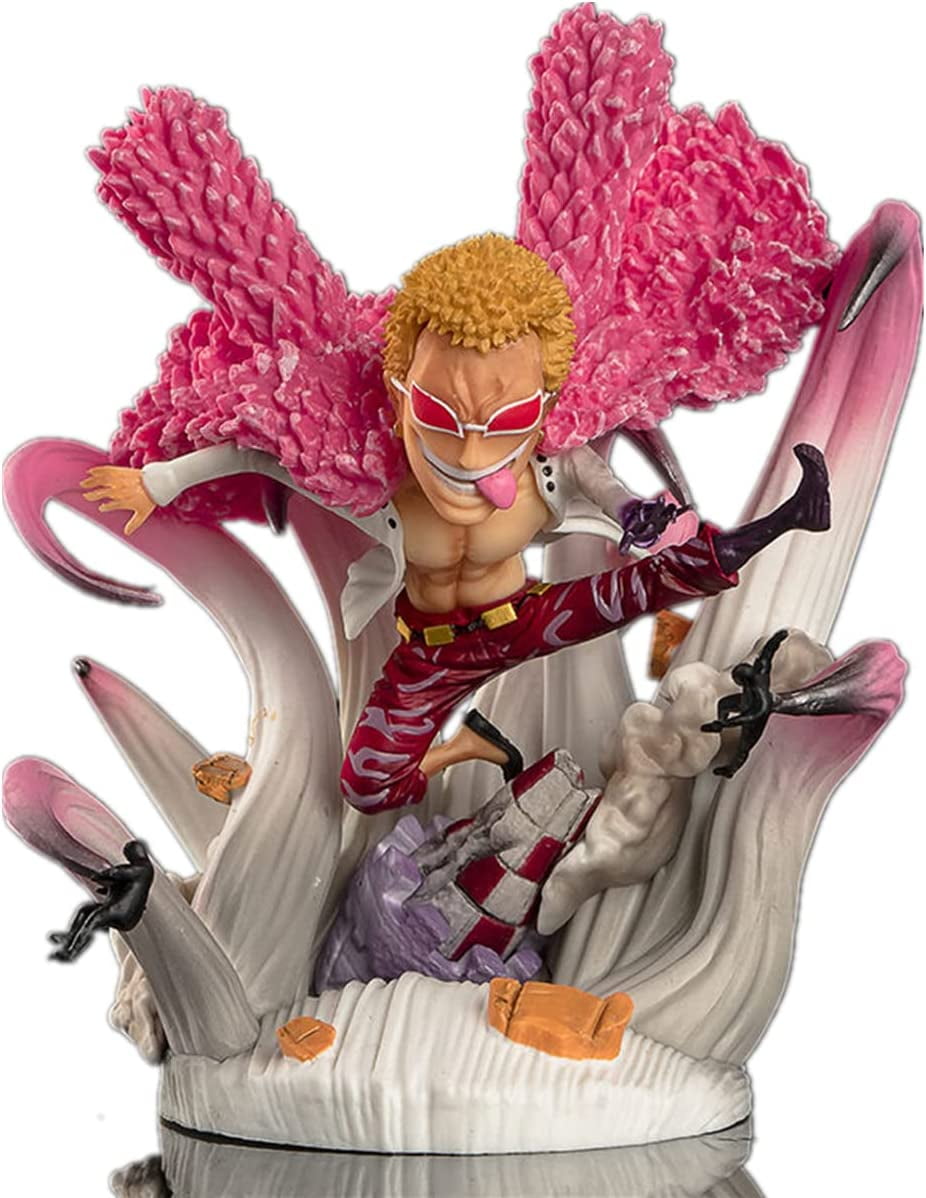 Newly One Piece Anime, Donquixote Doflamingo 12.5cm/4.9inch Q Version ...