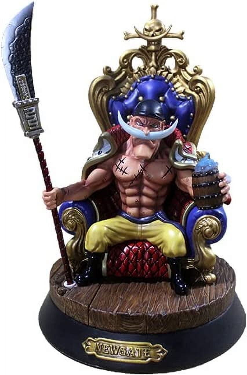 Newly One Piece The Four Emperors,Whitebeard Edward Newgate Statue 24cm ...