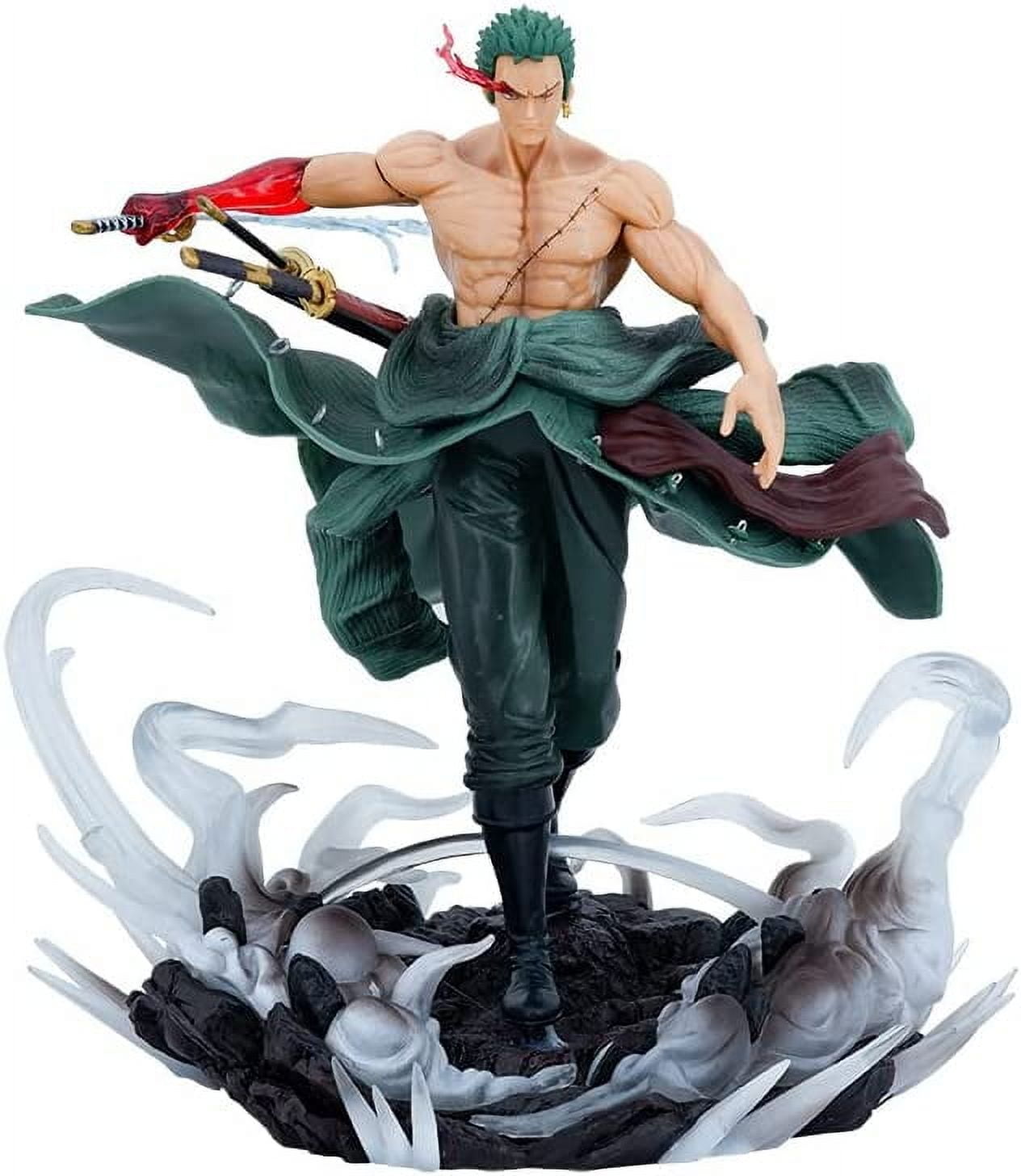 Newly One Piece Zoro, Roronoa Zoro 28CM/11Inch Combat Status Cloud ...