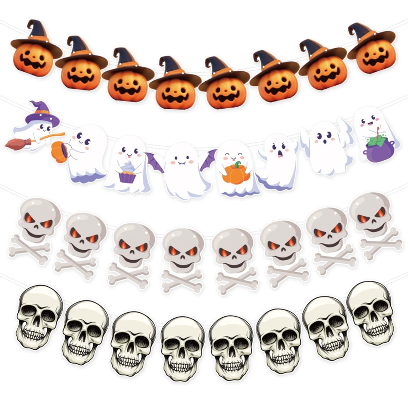 Newly Product Party Theme Streamer Props Ghost Festival Halloween Pull ...