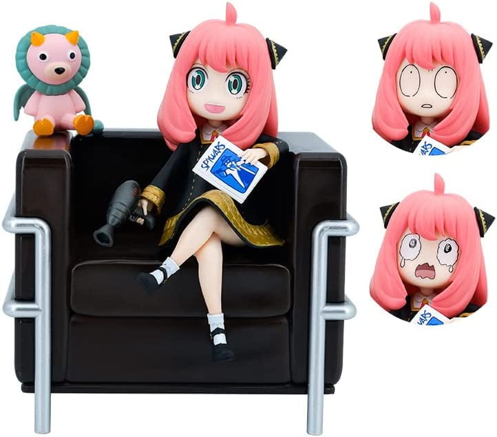 Newly SPYxFamily Statue, 16cm/6.3inch Anya Forger Ornaments Crying Face ...