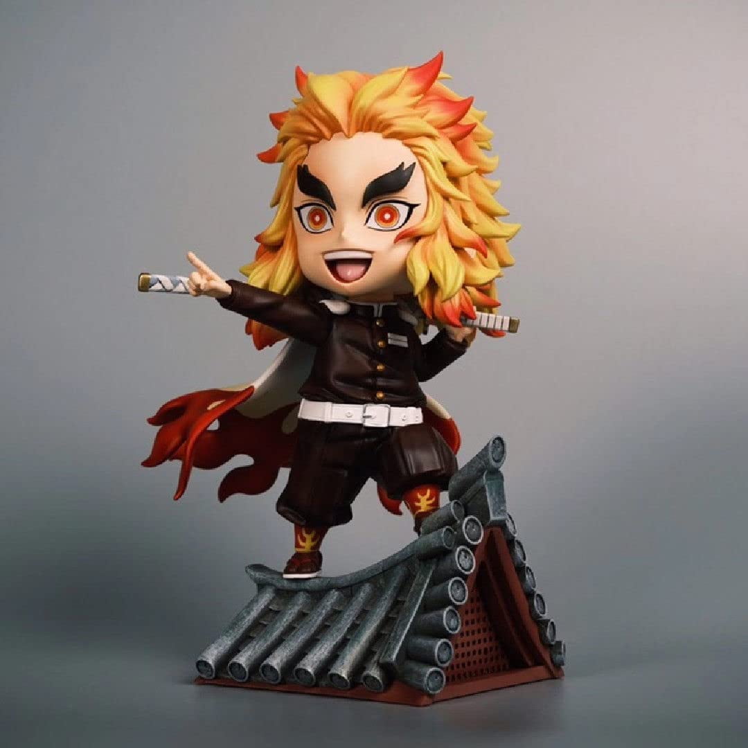 Newly Shinjuro Rengoku, 18CM/7INCH Shinjuro Rengoku Standing Roof ing ...