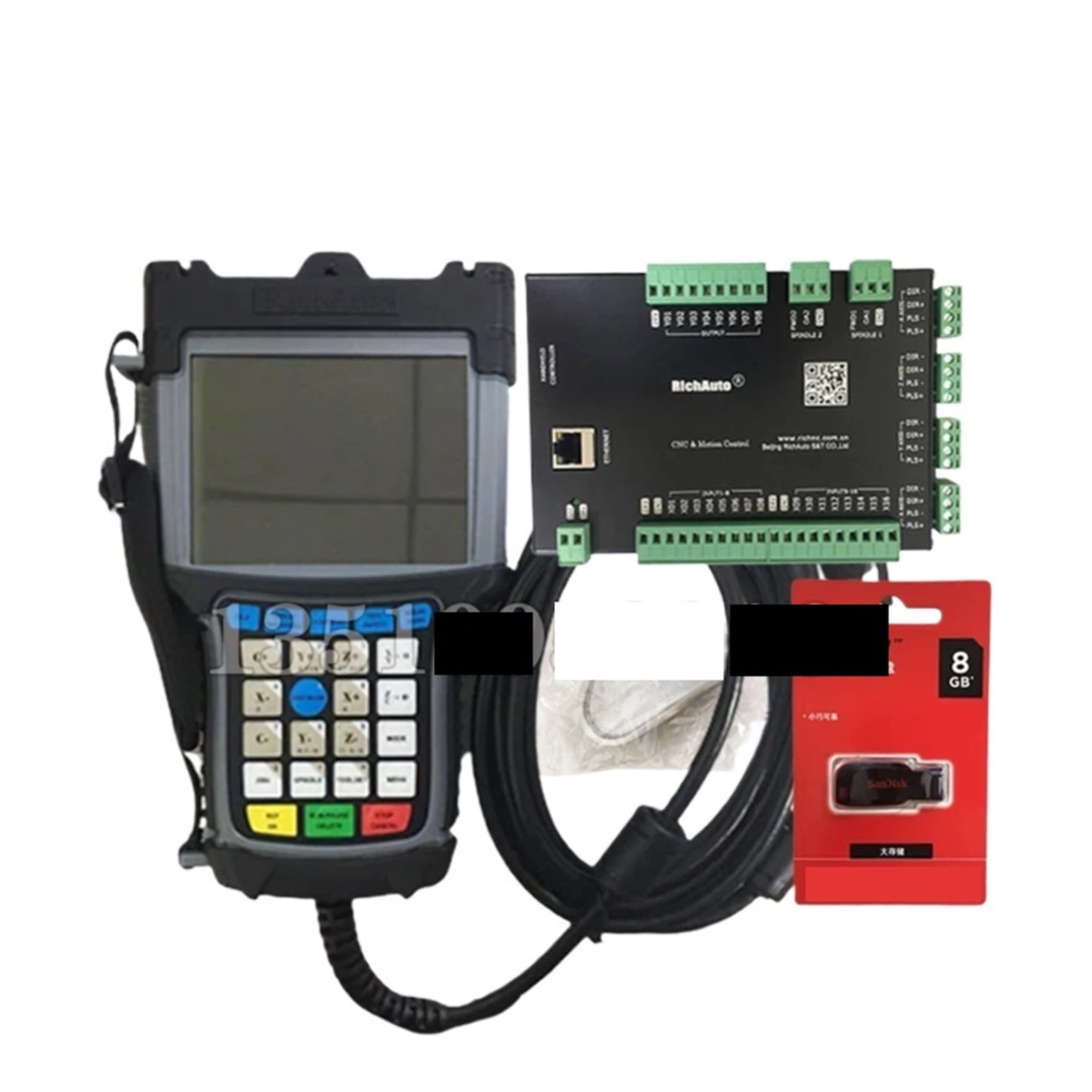 Newly Upgraded Richauto B5x Series B51/B57 3-axis B58 4-axis Offline Handle Controller Dsp ...