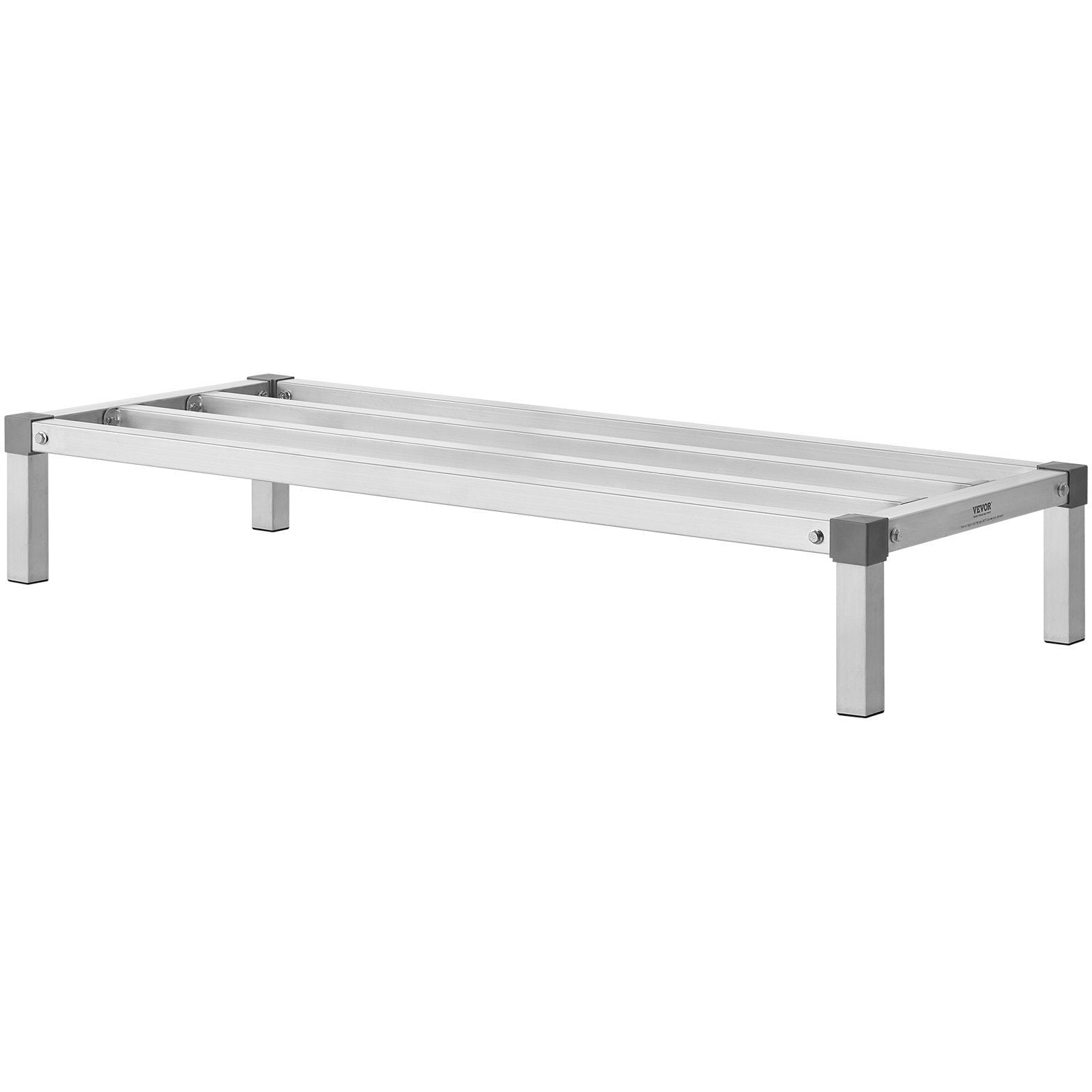 Newly Upgraded!VEVOR Aluminum Dunnage Rack Stationary Dunnage Rack 48 ...
