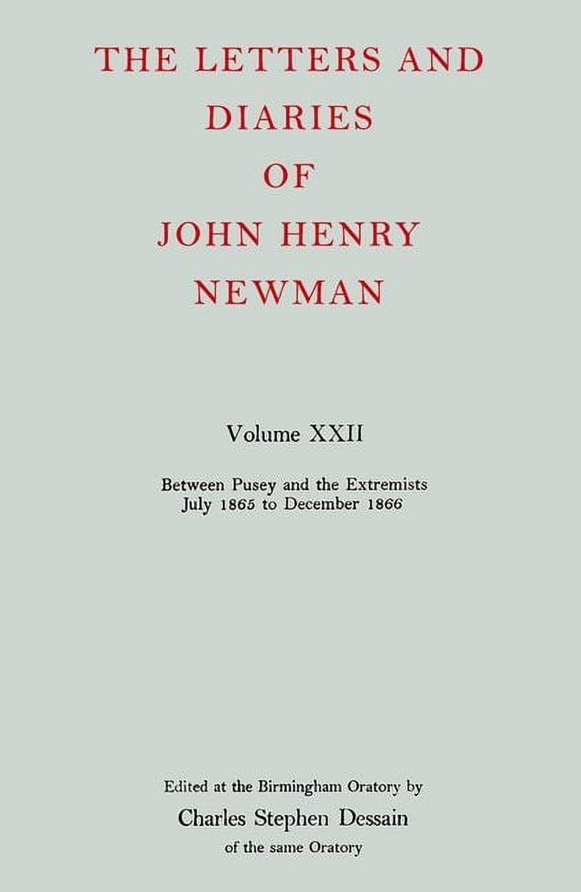 Newman Letters & Diaries Nld 22: Newman: Letters & Diaries Nld 22 C ...