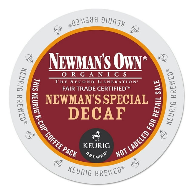Newman's Own Organics Newman's Special Decaf Keurig Single-Serve K-Cup ...