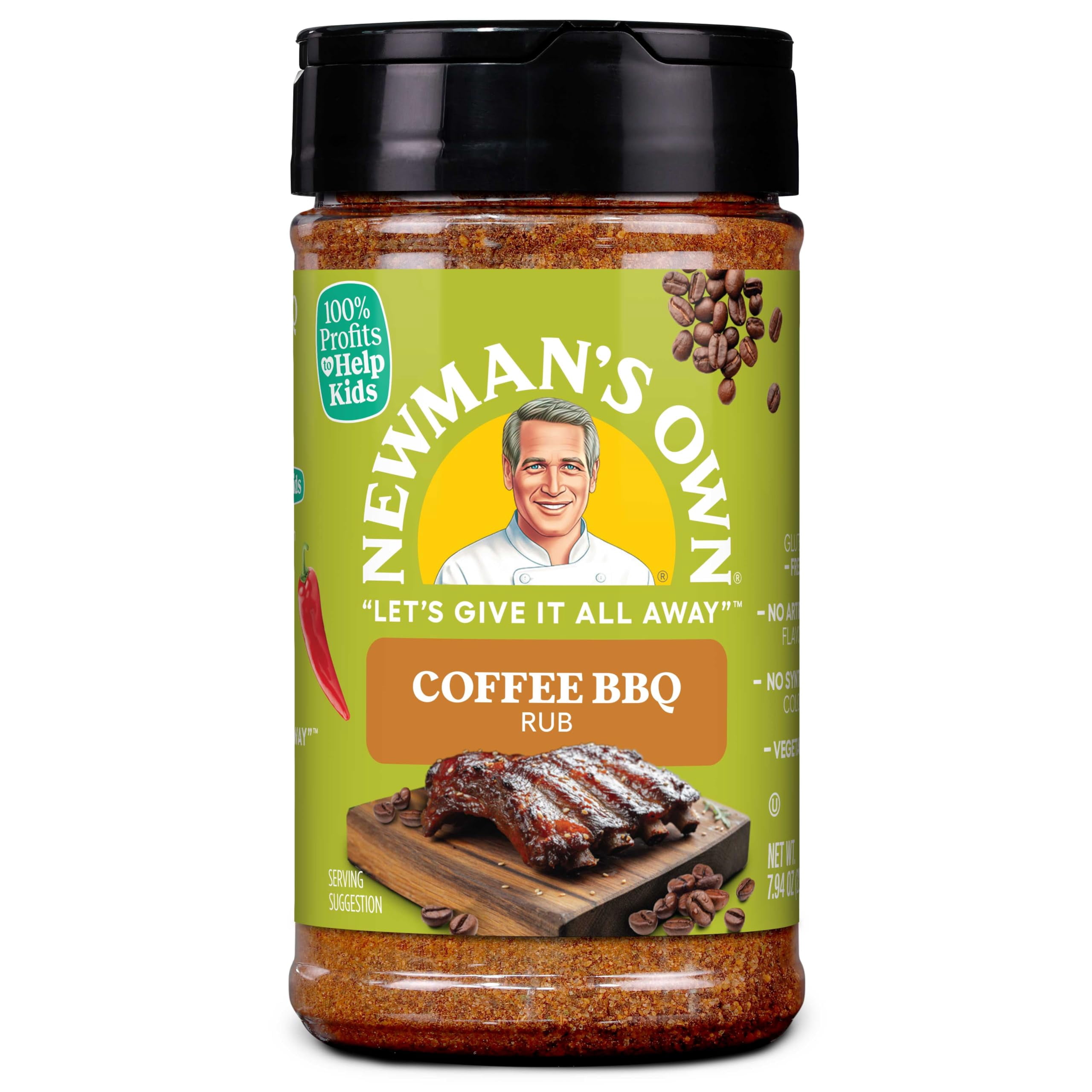 Newman's Own Coffee BBQ Seasoning; MDA05 Perfect Spices for Cooking or ...