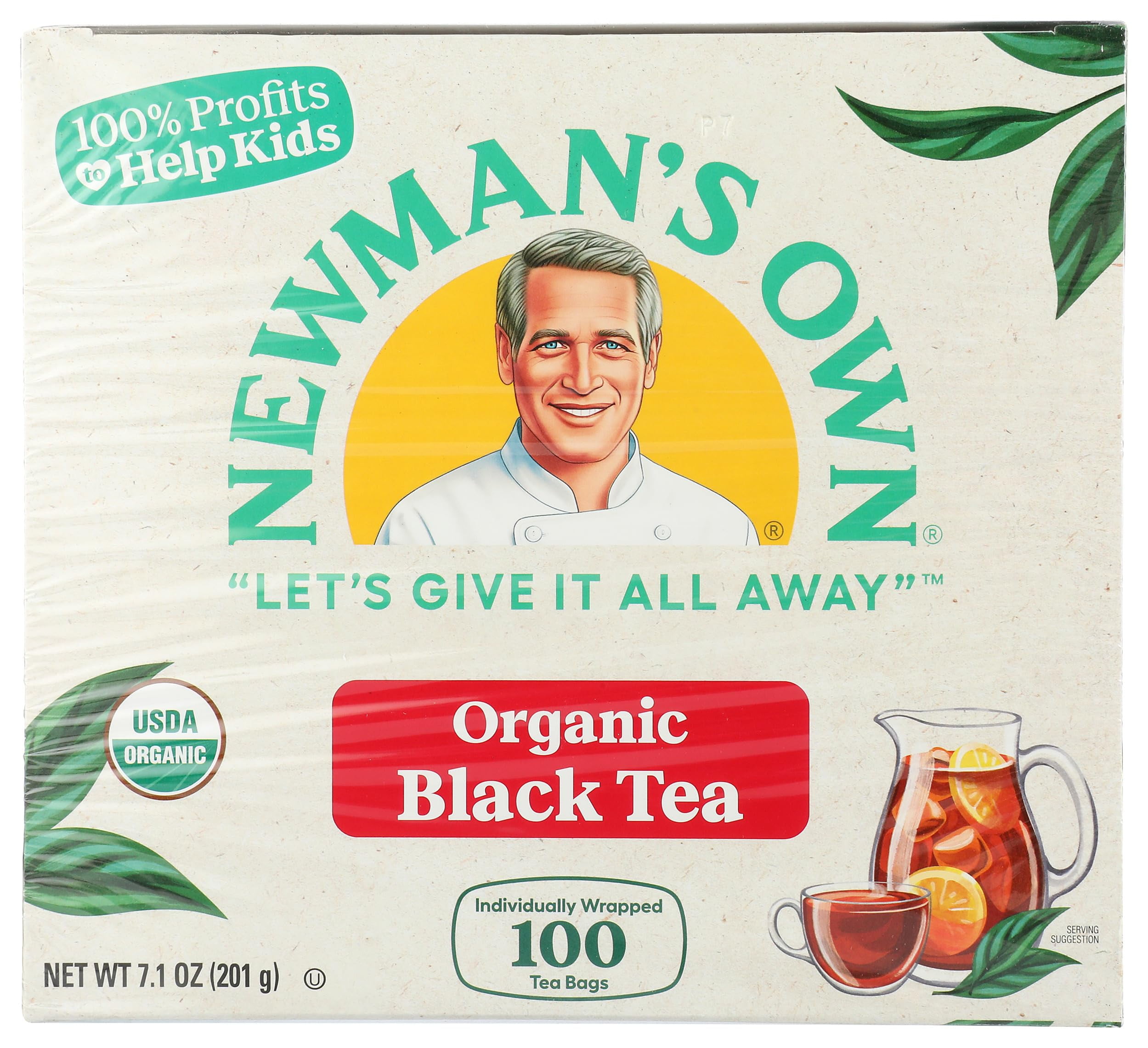 Newman's Organic Black Tea 100 ct - Walmart.com