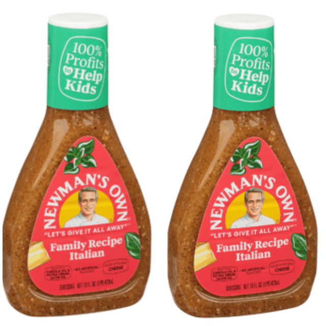 Newman's Own Family Recipe Italian Dressing 16oz - Pack of 2, Includes ...