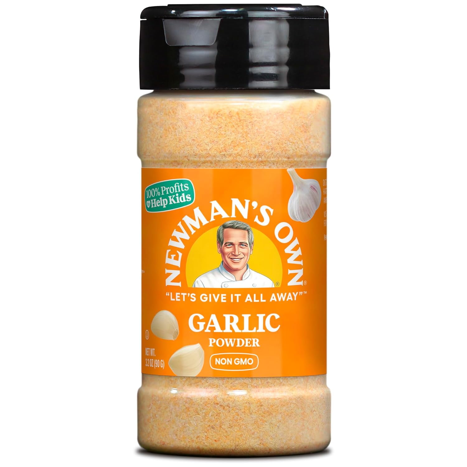 Newman's Own Garlic Powder, Pure Garlic, Dried & Ground, Non-GMO ...