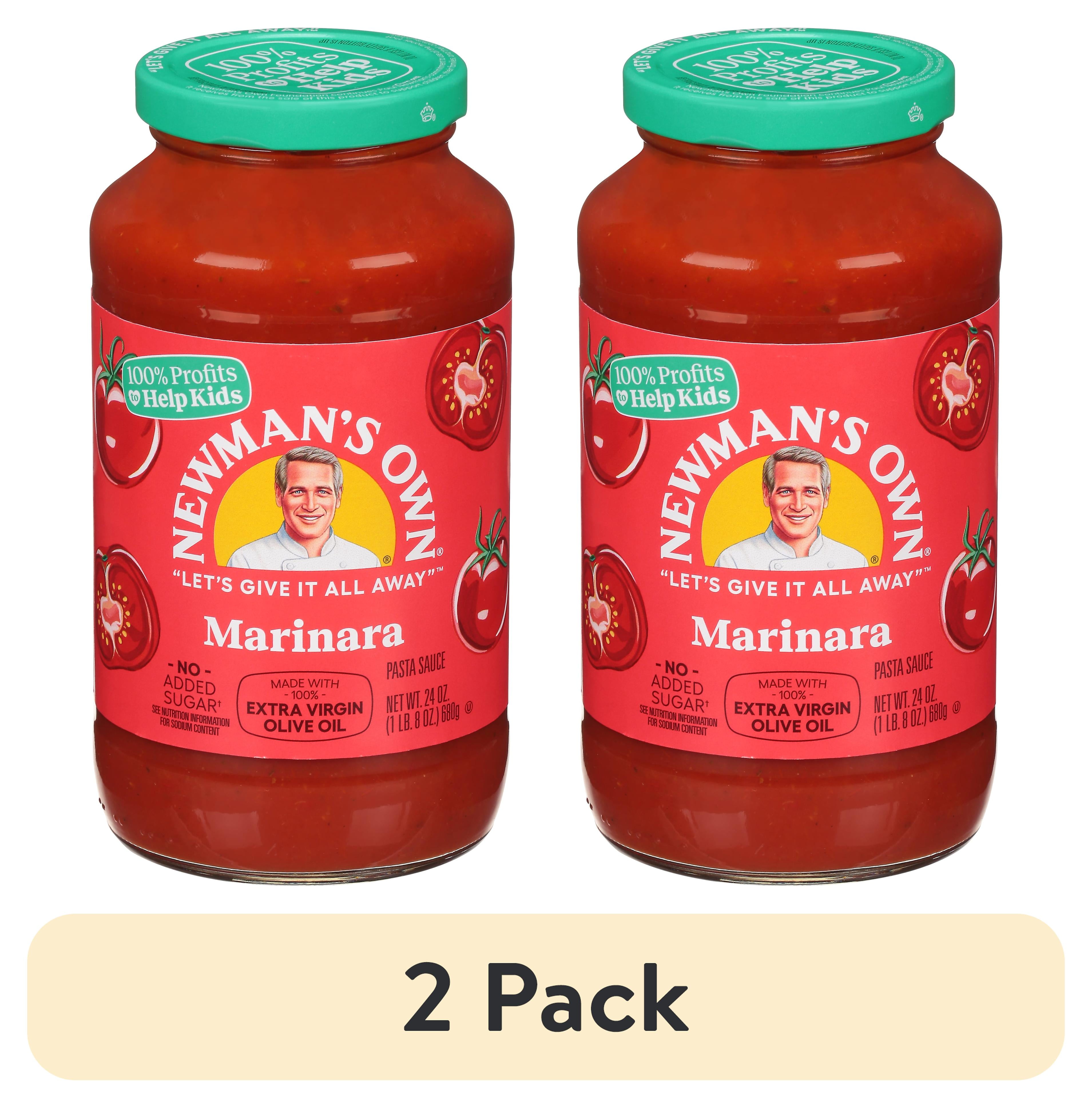 (2 pack) Newman's Own Marinara Pasta Sauce 24 oz - Walmart.com