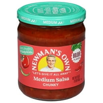Newman's Own: Medium Chunky Mango Salsa with Tomato Dip, 16 oz Glass ...