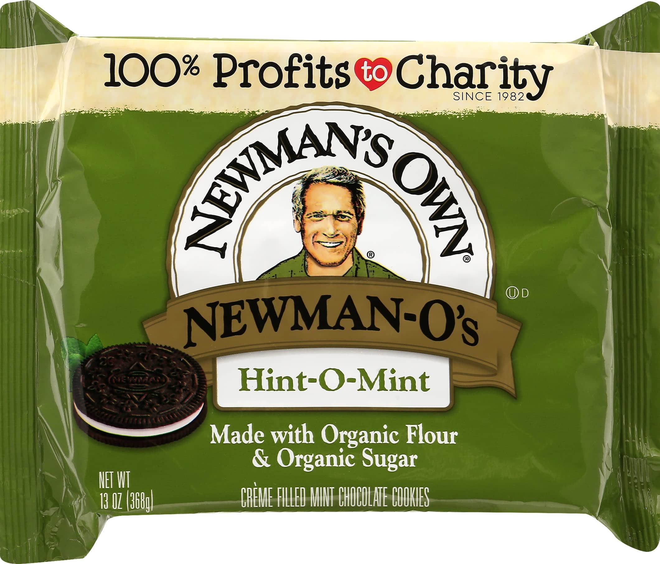 Newman's Own Newman-O's Mint Creme Cookies, 13 Oz, Pack of 6 - Walmart.com