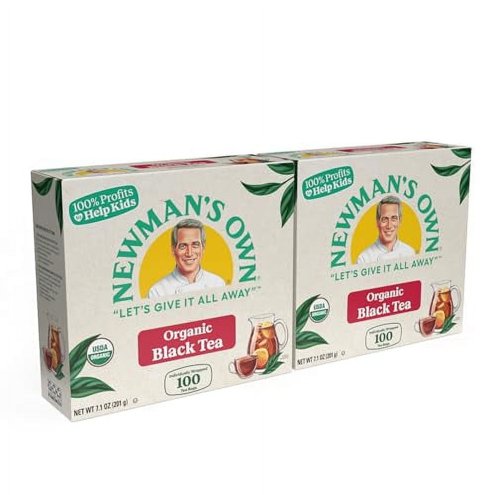 Newman's Own Organic Black Tea Promotes Overall Wellbeing Strong Robust ...