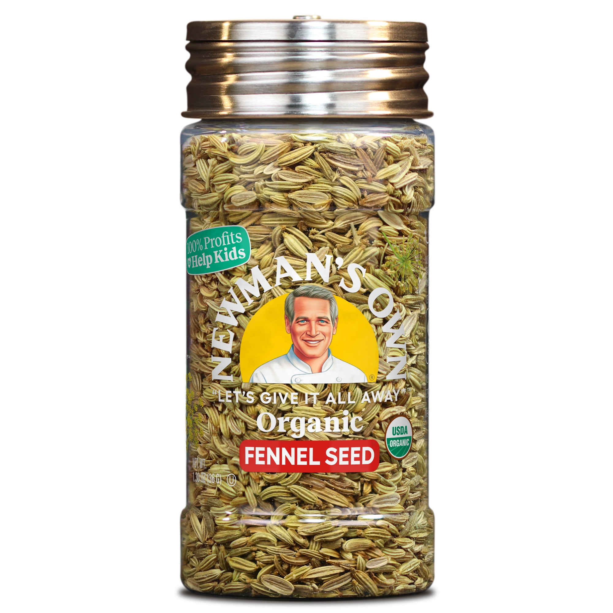 Newman's Own Organic Fennel Seed, Great on Sausages, Roasts, Breads ...