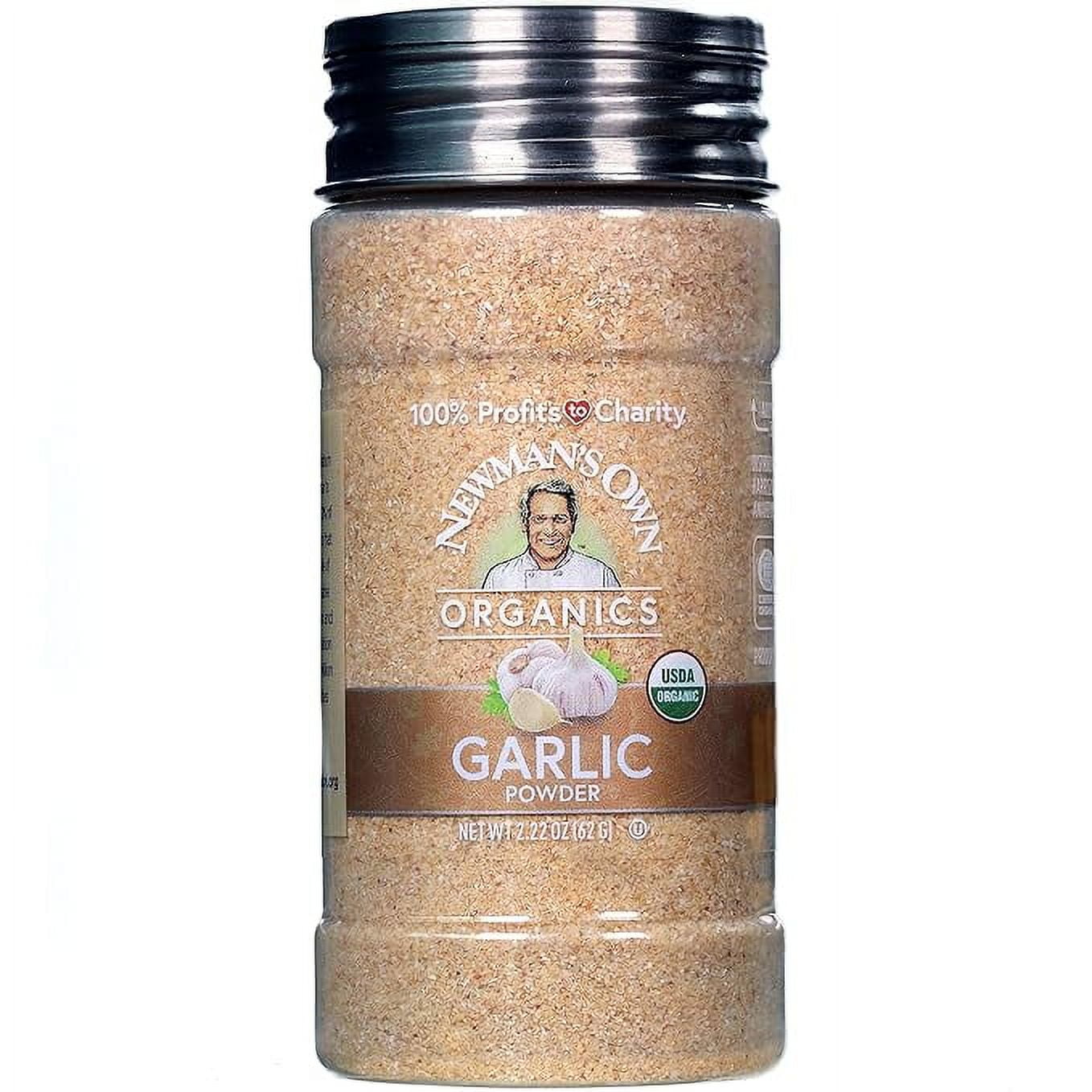 Newman's Own Organic Garlic Powder; USDA Certified Organic; Non-GMO ...