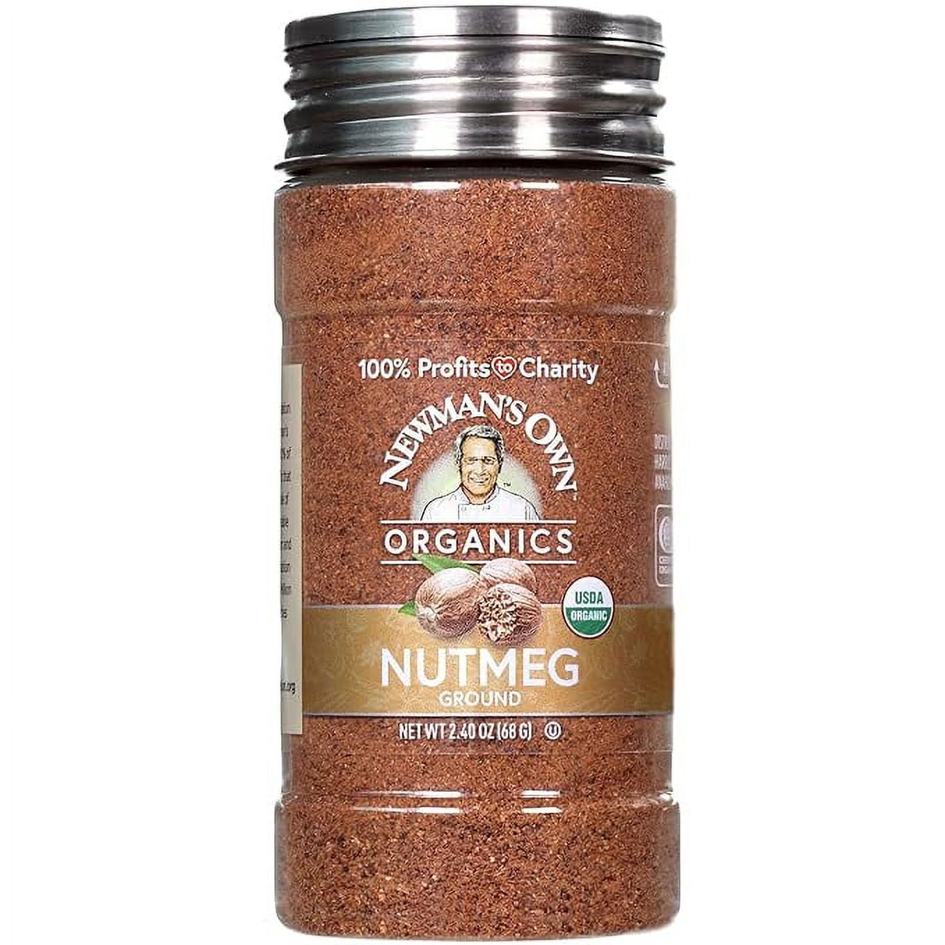 Newman's Own Organic Ground Nutmeg; USDA Certified Organic; Non-GMO ...