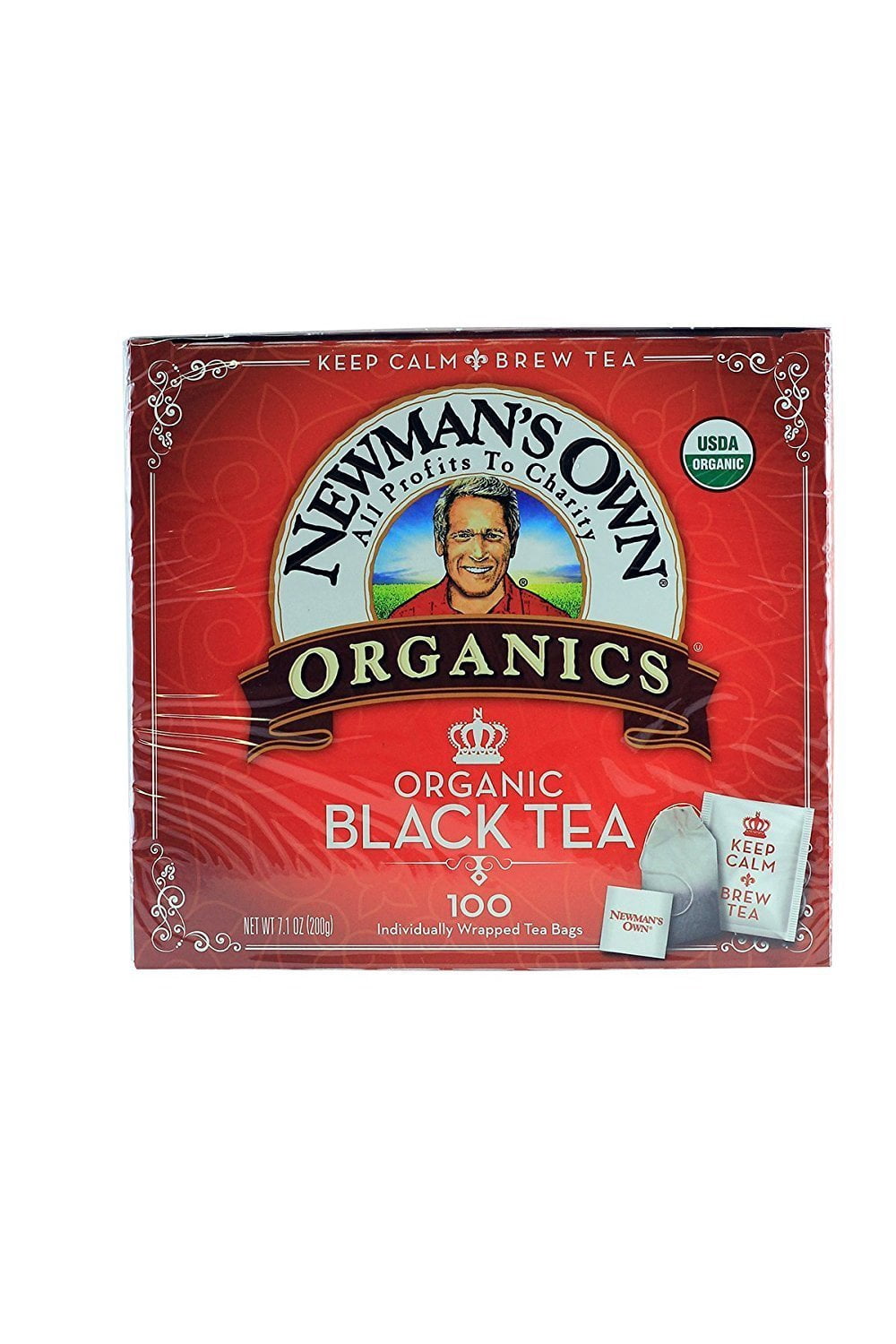 Newman's Own Organics Black Tea 100 COC1Bags - Walmart.com