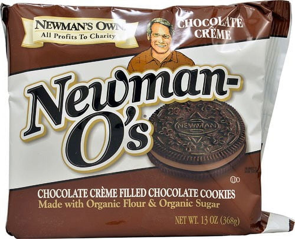 Newman's Own Organics Newman O's Cookies Chocolate Creme 13 Ounce ...