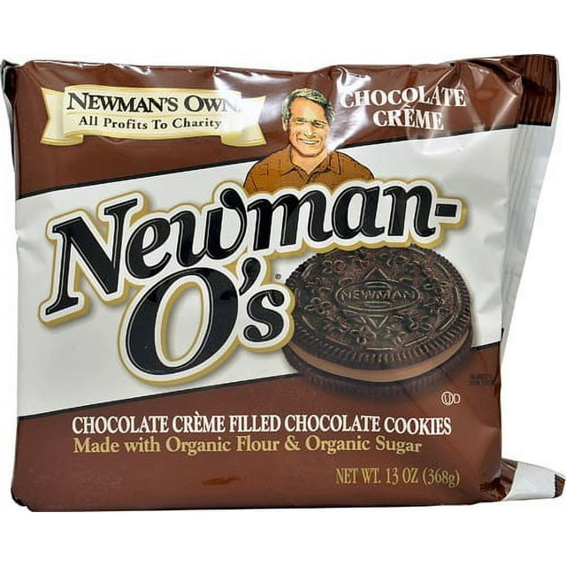 Newman's Own Organics Newman O's Cookies Chocolate Creme 13 Ounce ...