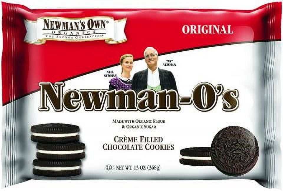 Newman's Own Organics Newman O's Cookies Creme Filled Chocolate -- 13 ...