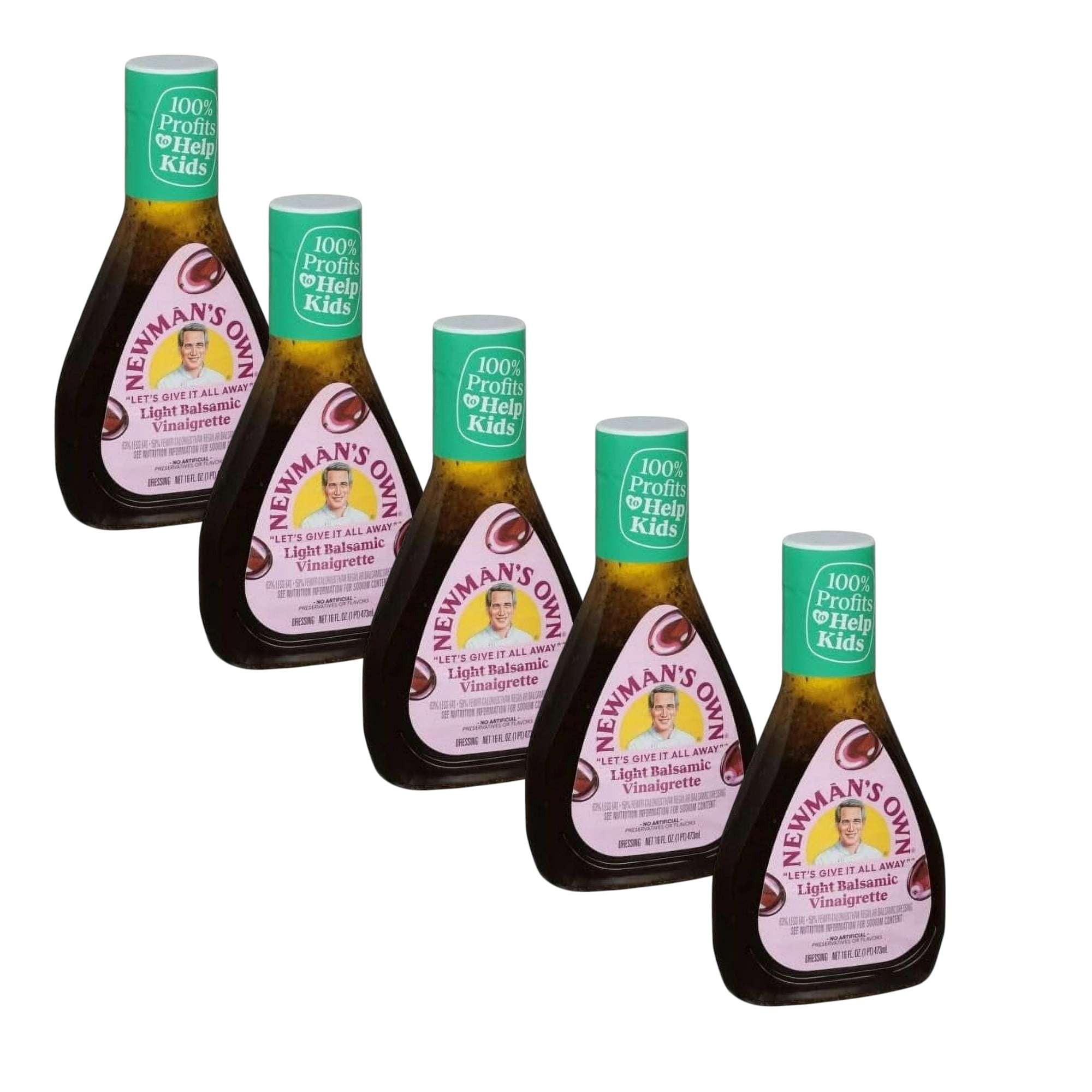 Newman's Own Salad Dressing, Light Balsamic Vinaigrette, 16oz bottle ...
