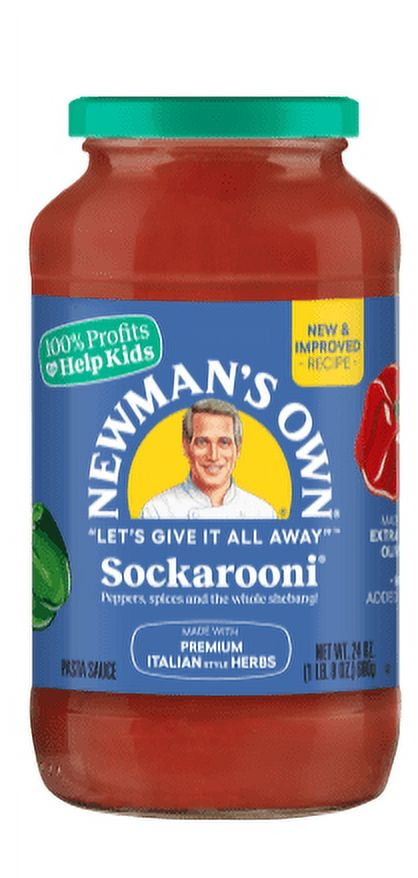Newman's Own Sockarooni Pasta Sauce, 24 oz Jar (Pack of 2) - Walmart.com