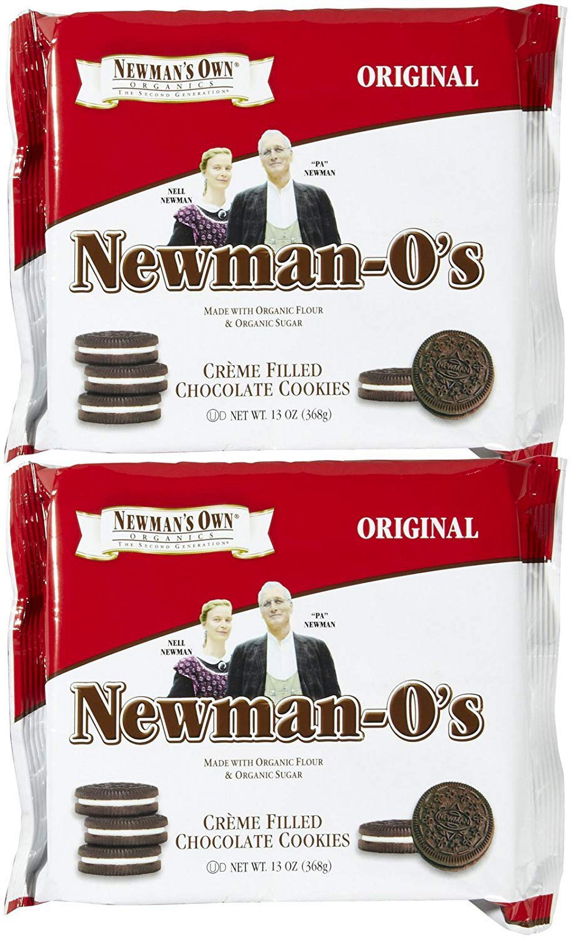 Newmans Own Organic Original Chocolate Vanilla COC1Creme Cookie, 13 oz ...