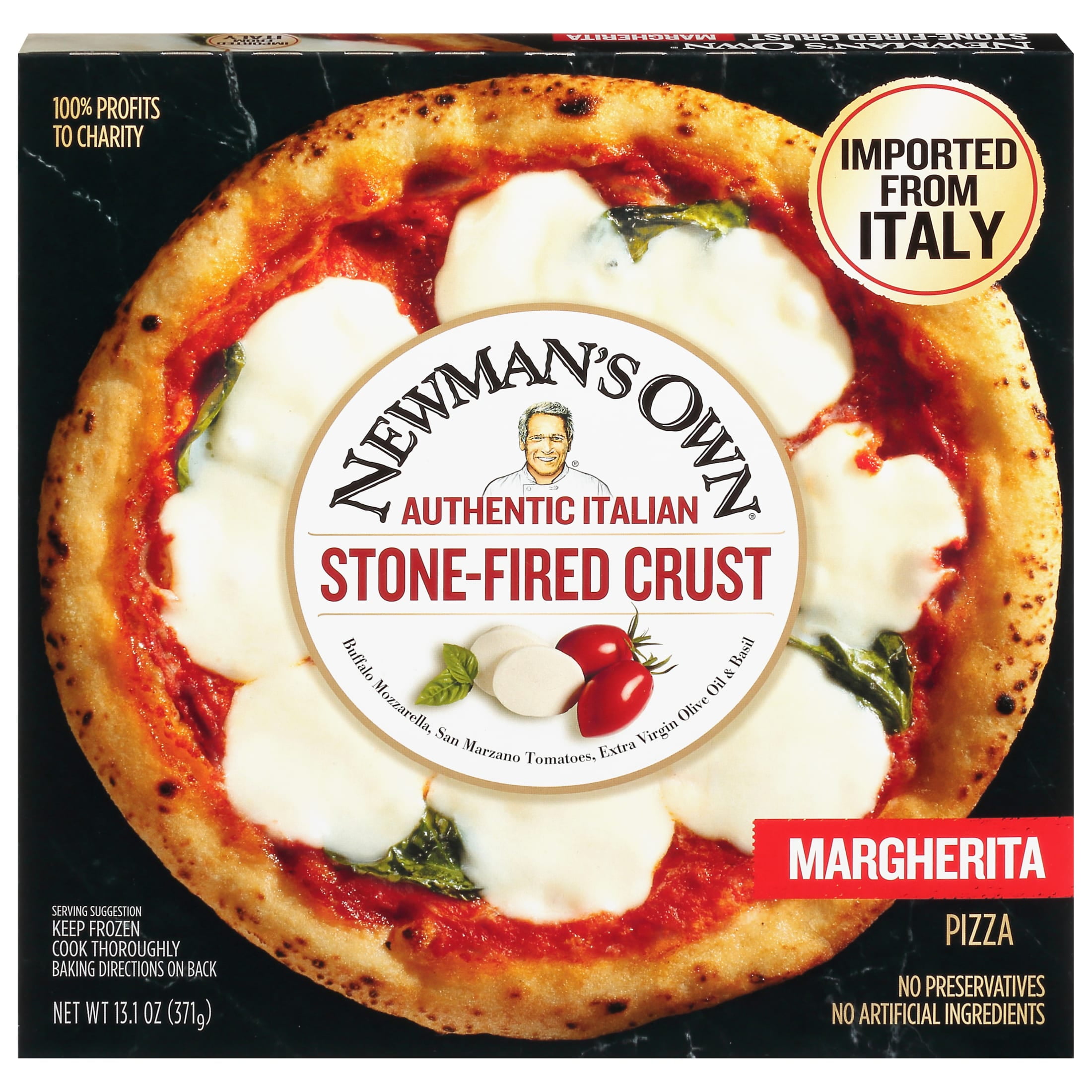 Newmans Own Stone Fired Crust Margherita Frozen Pizza 16.85oz - Walmart.com