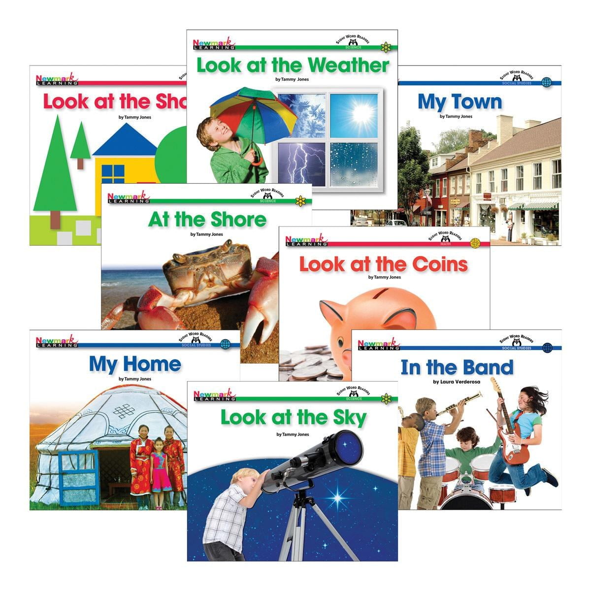 Newmark Learning Step 2 Sight Word Books - Set of 8 - Walmart.com