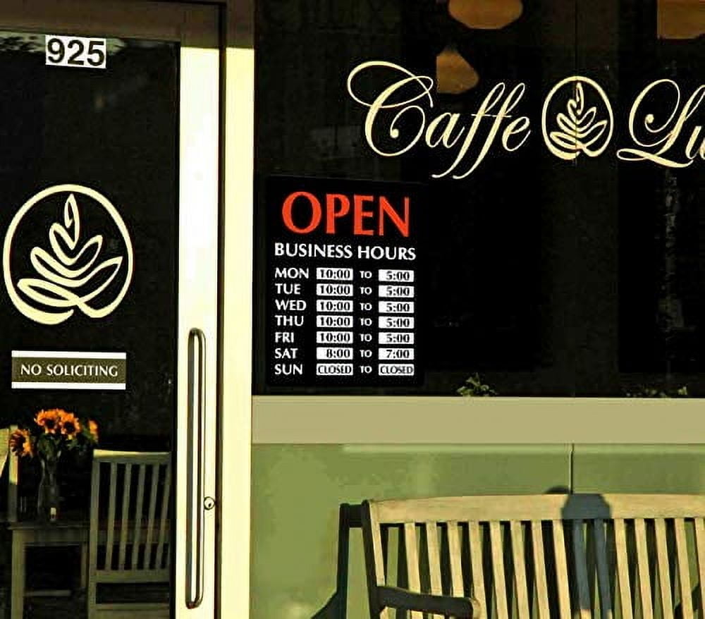 Newon 13" x 18" Vertical LED Open Sign - Ultra Bright High-Intensity ...