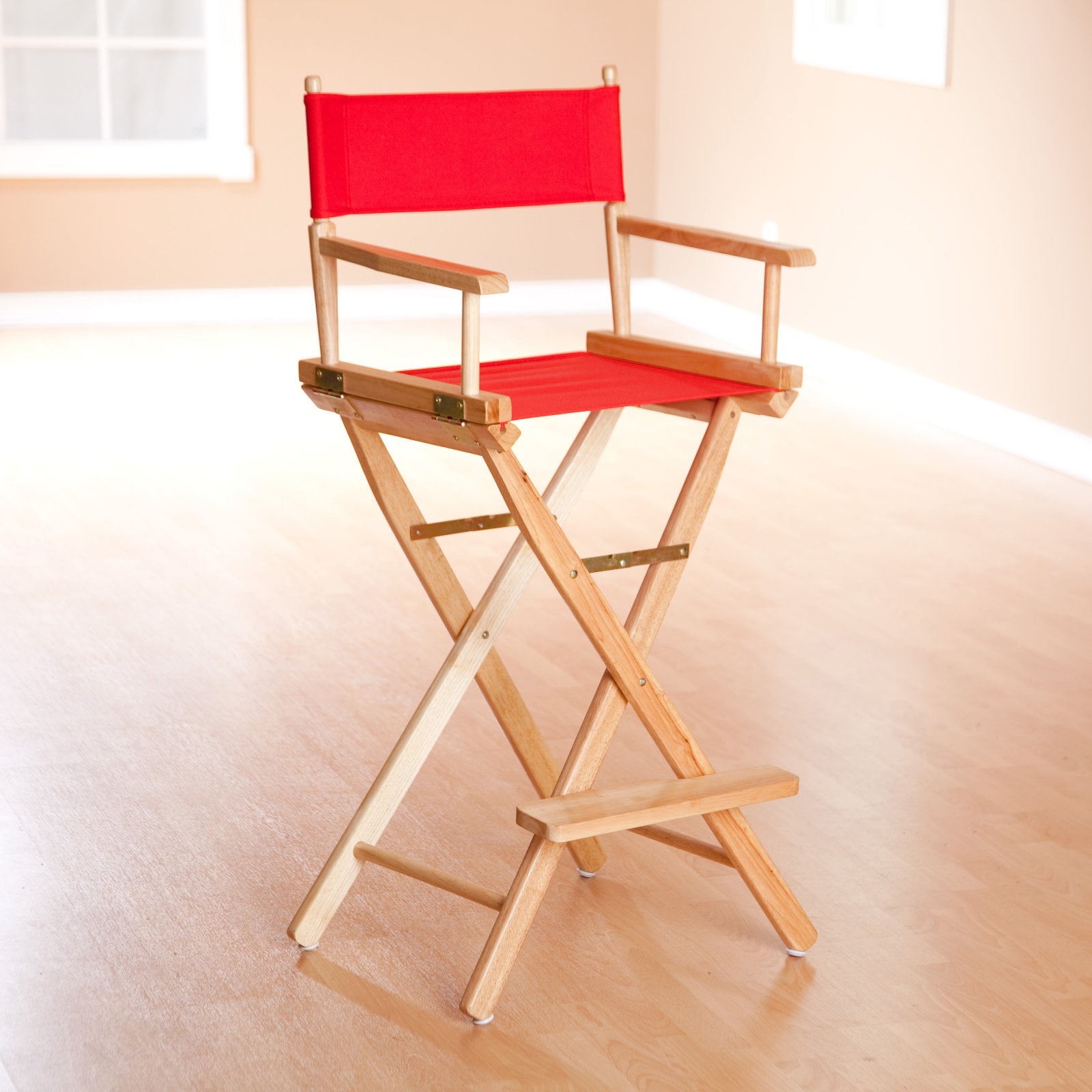 Newport Tall Folding Outdoor Style Director's Chair, 30-in. Bar Height ...