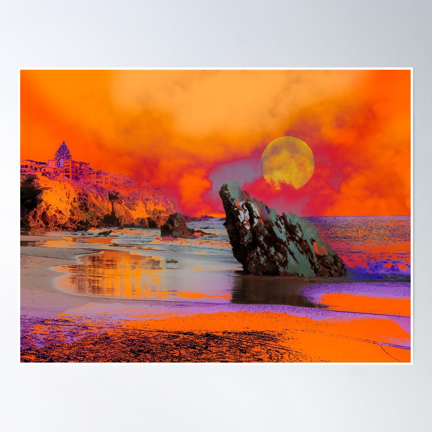 Newport Beach Reboot Poster Wall Art, Modern Wall Decor, 24x36 UNFRAMED ...