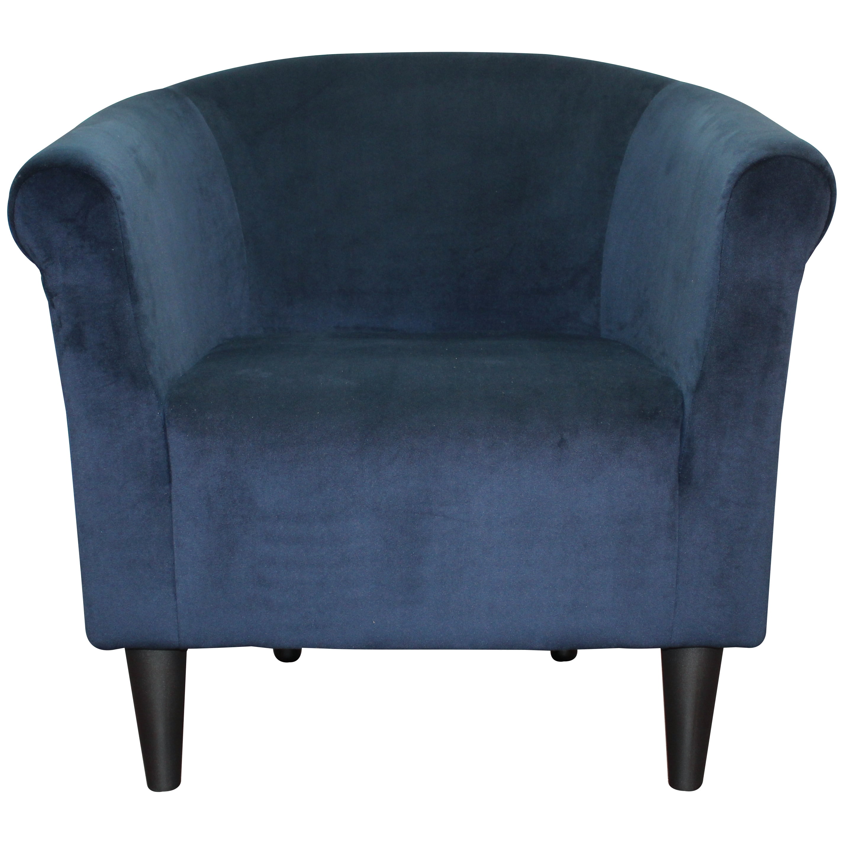 Newport Club Chair - Microfiber Navy Blue - Walmart.com