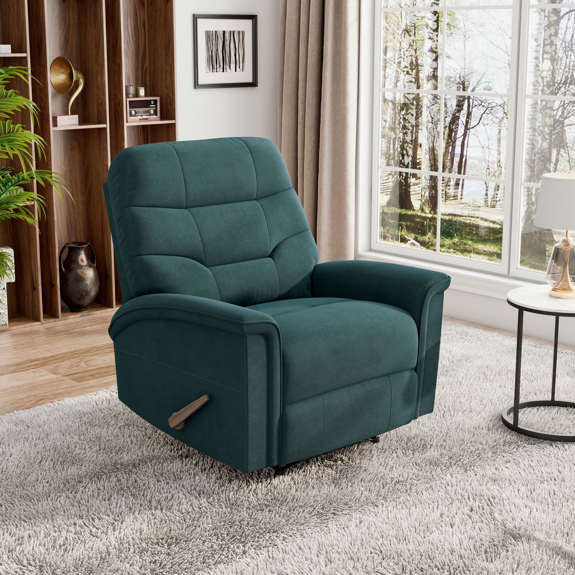 Newport Ergonomic Recliner Chair with Space-Saving Wall-Hugger Design ...