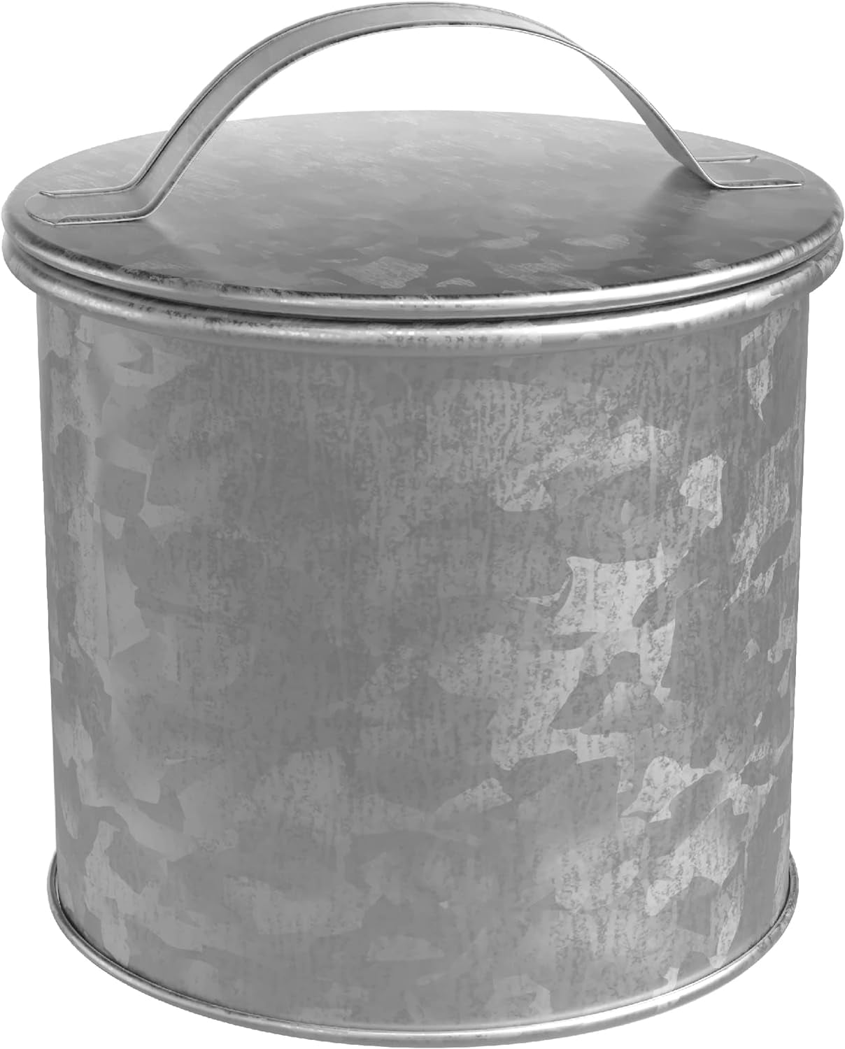 Newport Galvanized Metal Canister | Dry Food Storage Container ...
