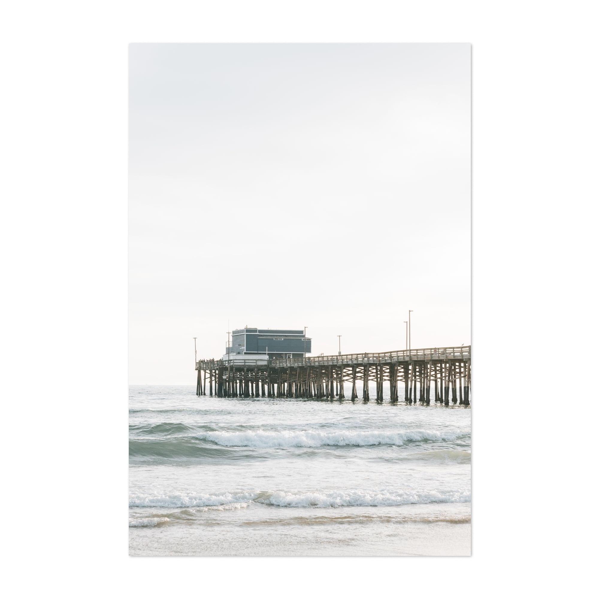 Newport Pier - Newport Beach California Photography Unframed Wall Art Print 30 x 45 inches ...