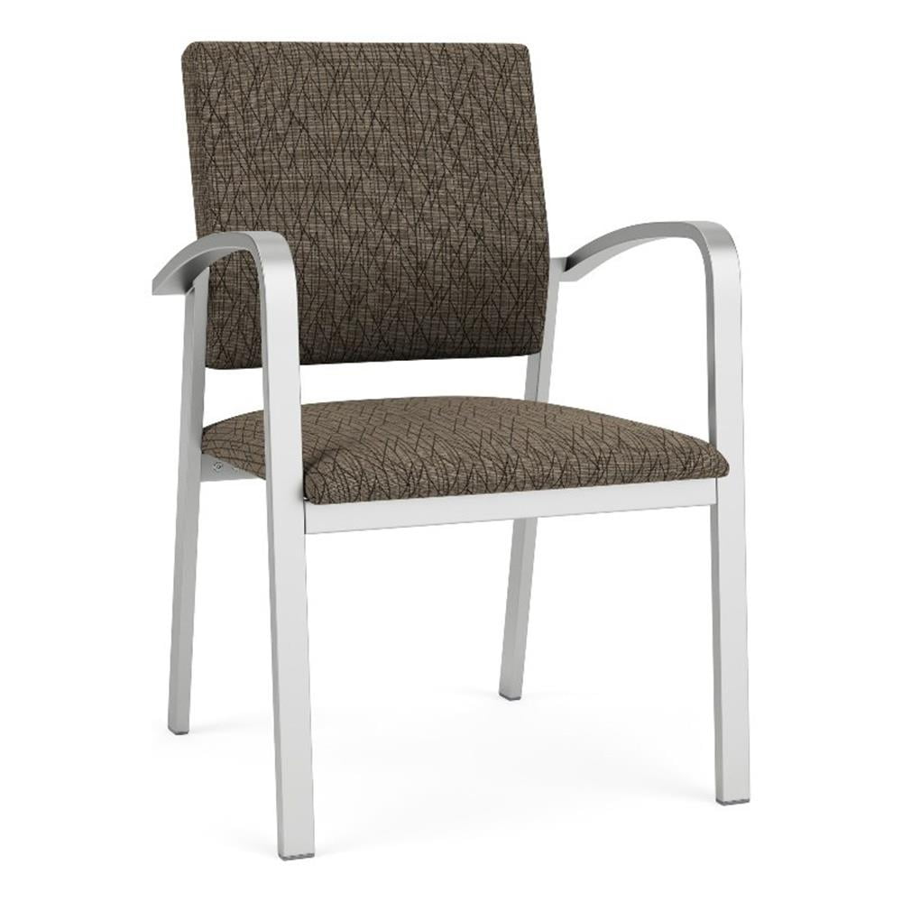 Newport Reception Waiting Room Healthcare Guest Chair / Silver Steel ...