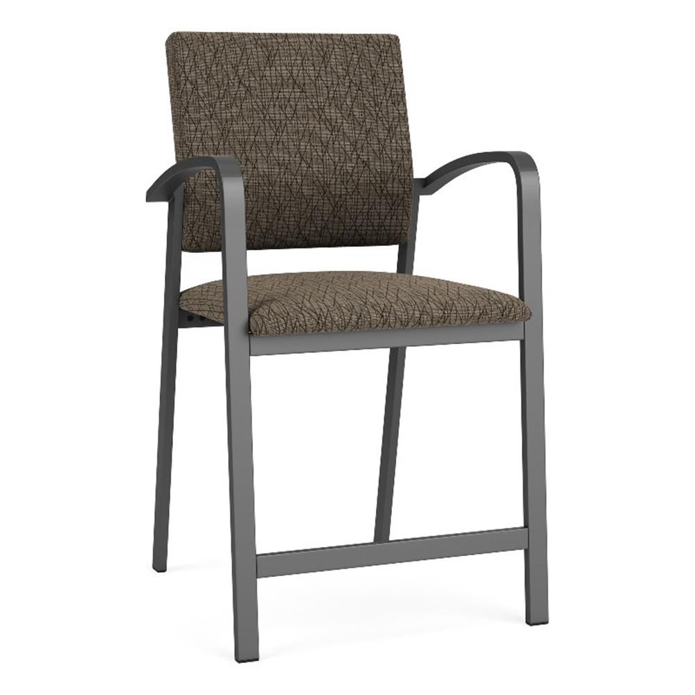 Newport Reception Waiting Room Healthcare Hip Chair / Charcoal Steel ...