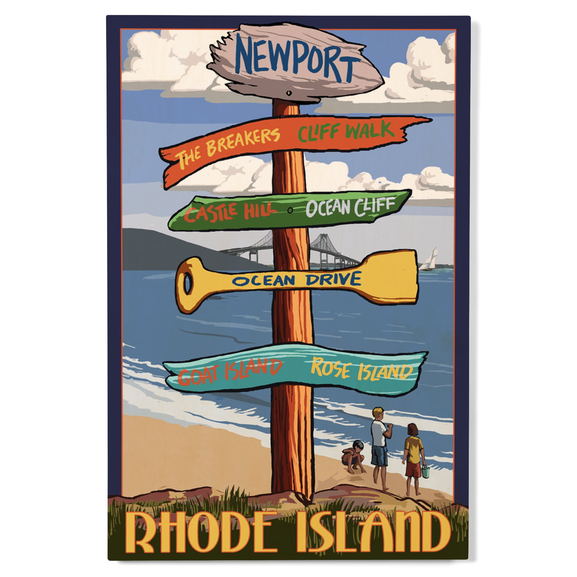 Lantern Press 12x18 Inch Premium Wood Sign, Ready to Hang Wall Decor ...