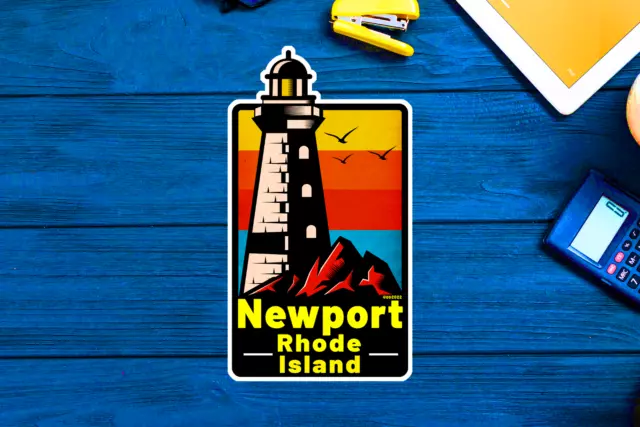 Newport Rhode Island Lighthouse Sticker Decal Ri Phone Decal Water ...