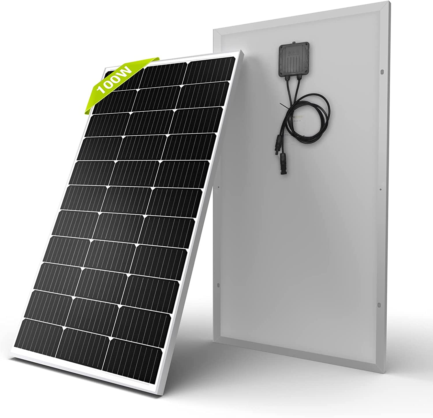 Newpowa 100 Watts Monocrystalline 100W 12V Solar Panel High Efficiency ...