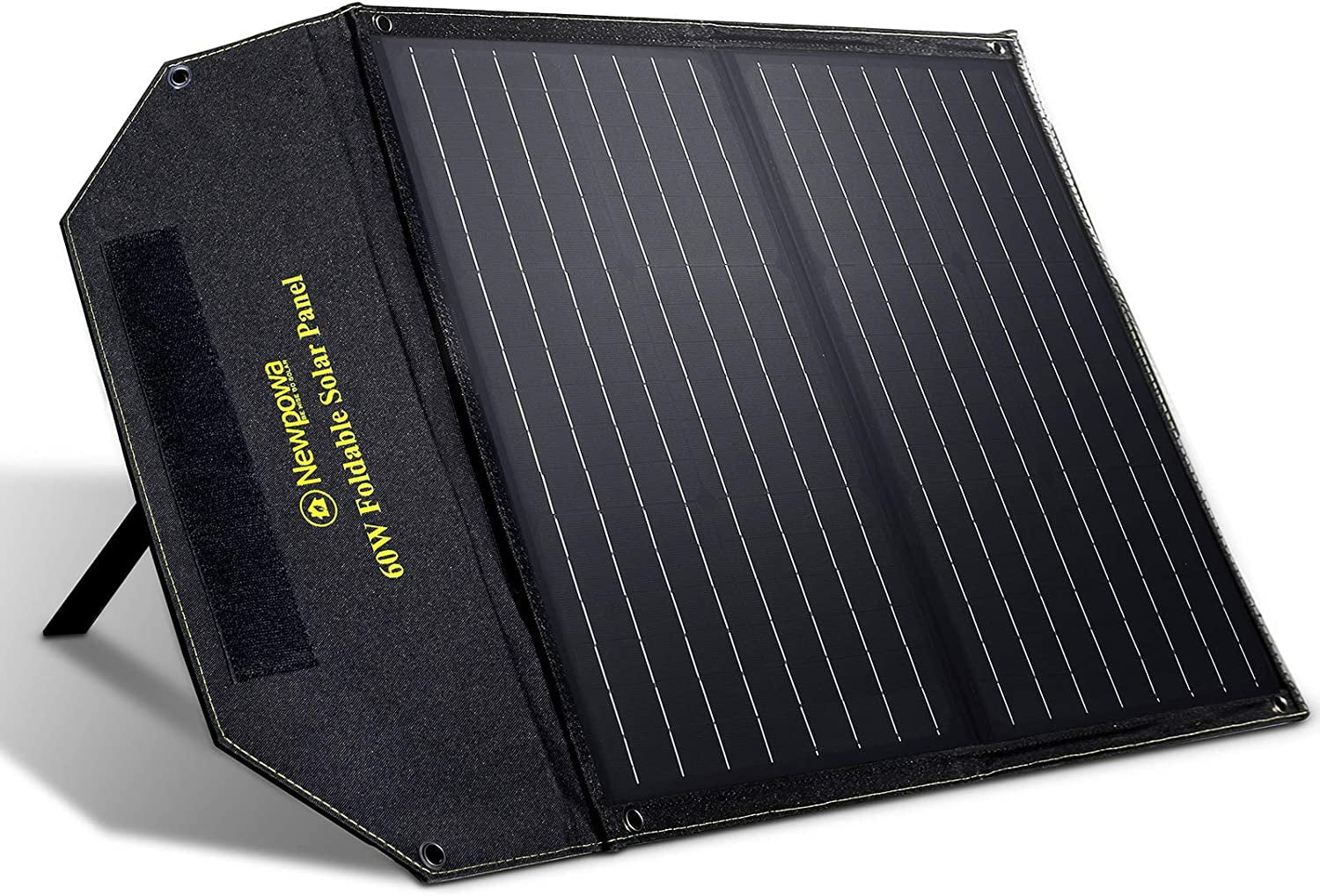 Newpowa 60W Foldable Solar Panel Charger High-Efficiency Mono Cells, for Portable Genarator&12V ...